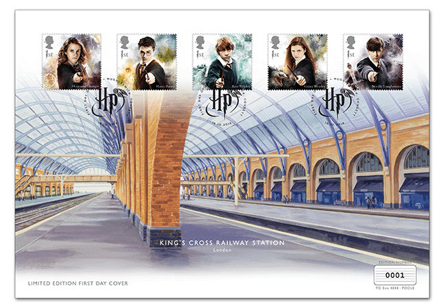 The Harry Potter Stamps on my Artist Edition Covers - Nick Watton ...